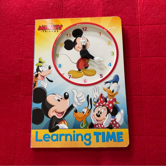Disney | Toys | Disney Mickey Mouse Learning Time Clock Book | Poshmark